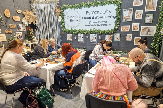 Pyrography Workshops – connieflowerart